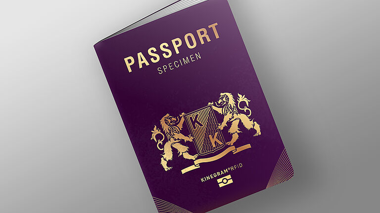 KINEGRAM for passport protection and passport authentication