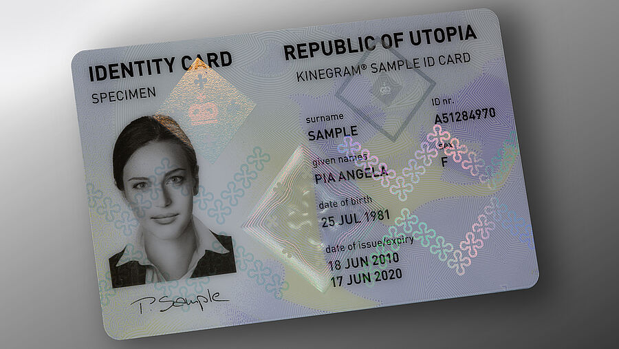 KINEGRAM high security solutions for identity document protection